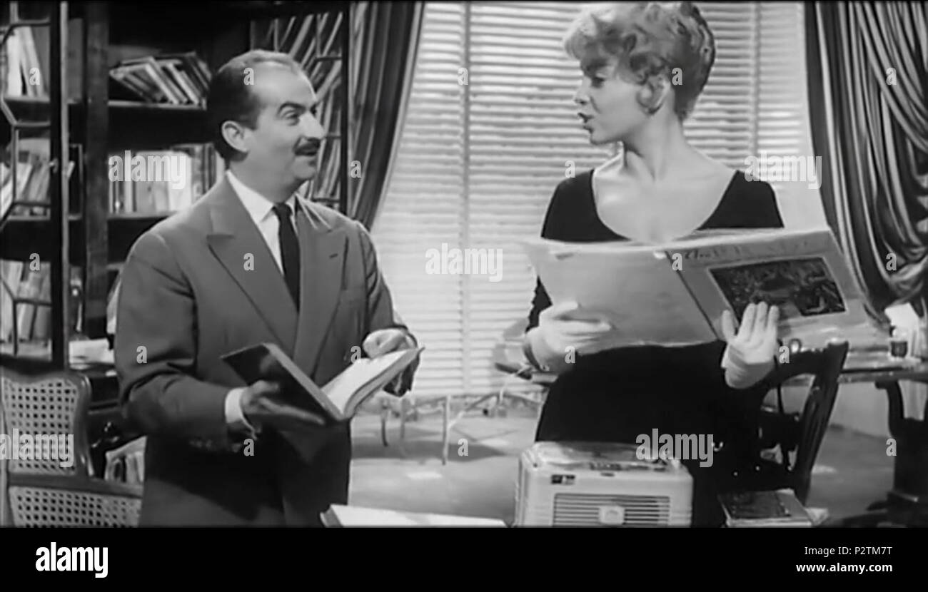 88 Totò, Eva e il pennello proibito - Louis de Funès & Abbe Lane Stock ...