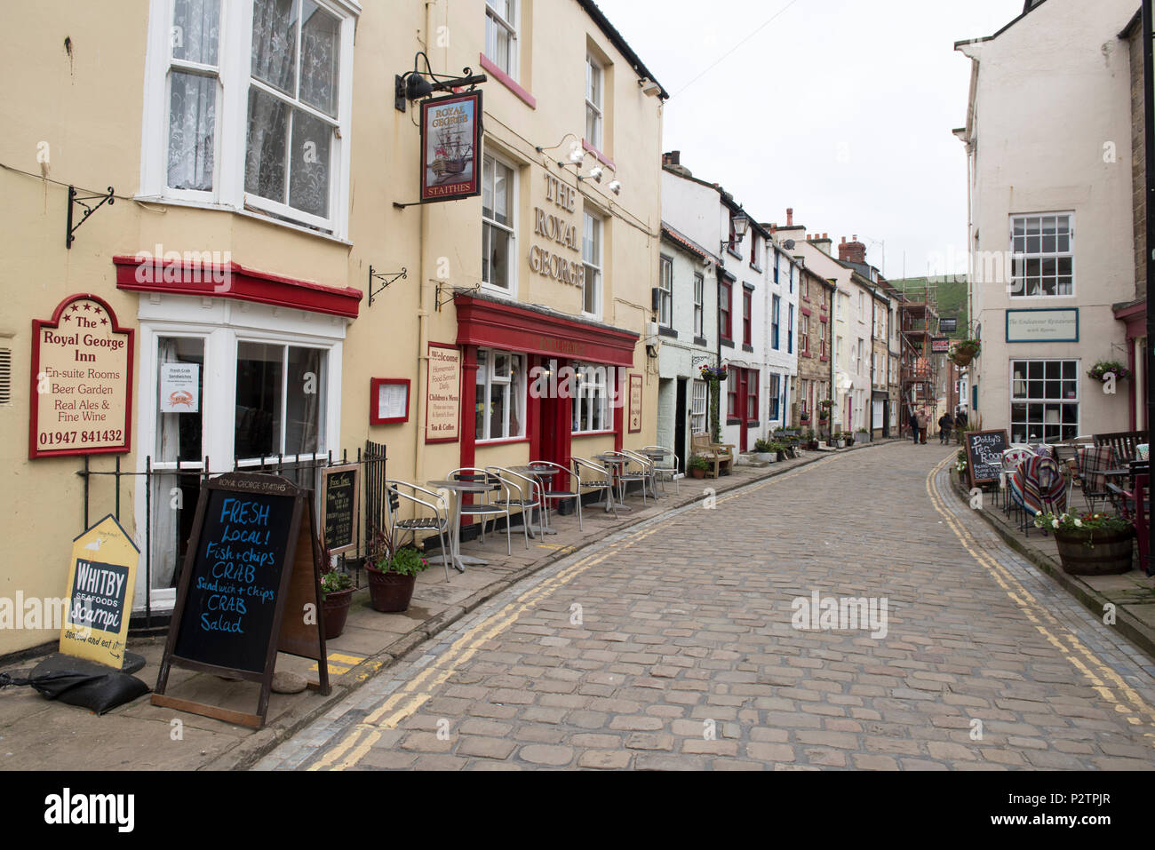 The village of Staithes, North Yorkshire England UK Stock Photo - Alamy