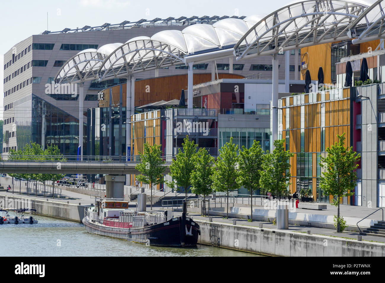 Confluence Commercial Center, Lyon, France Stock Photo - Alamy