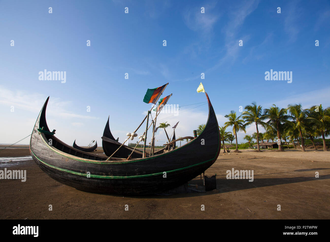 Inani Sea Beach. It is a part of the Cox’s Bazar Sea Beach, the longest ...