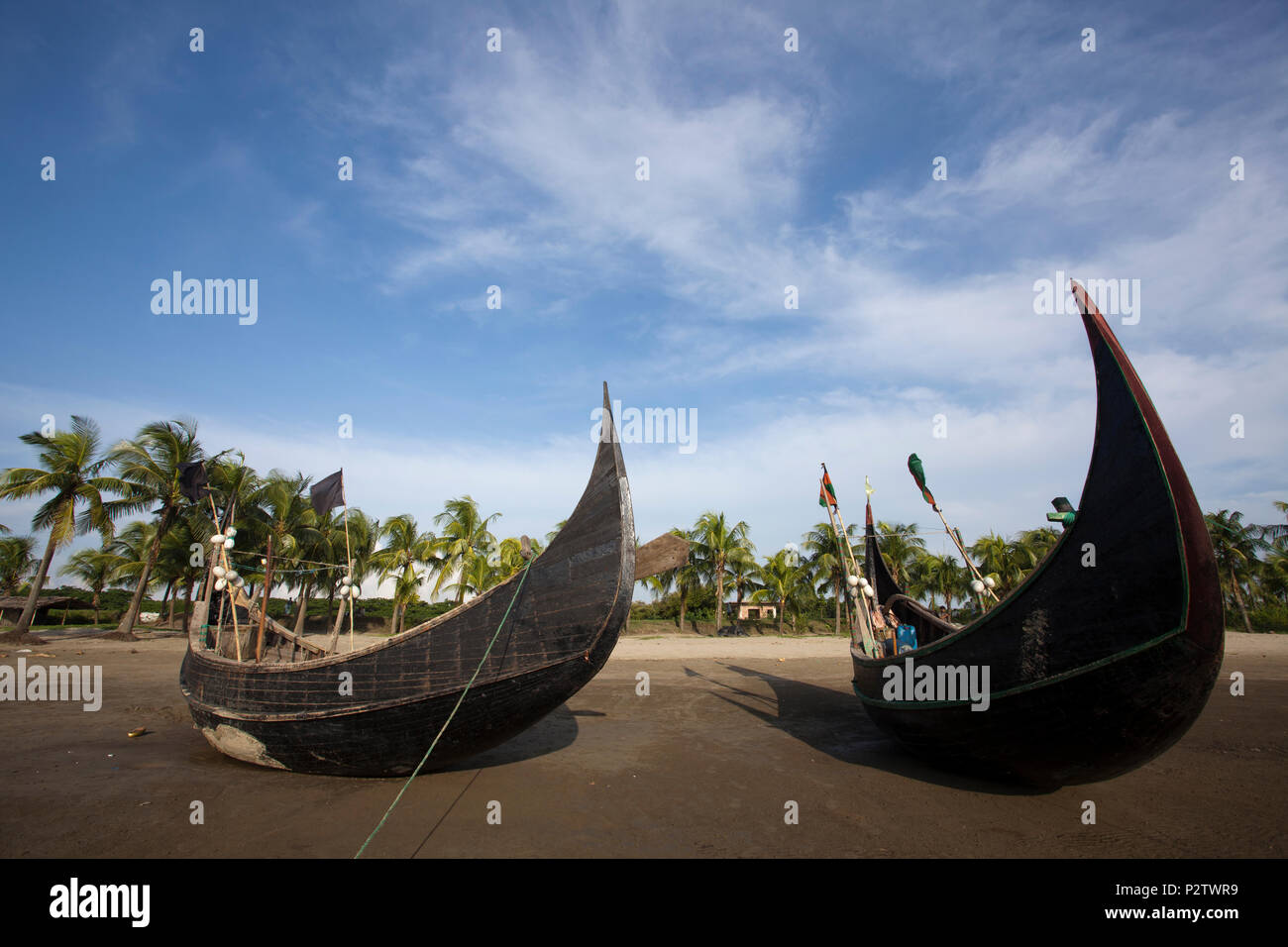 Inani Sea Beach. It is a part of the Cox’s Bazar Sea Beach, the longest ...