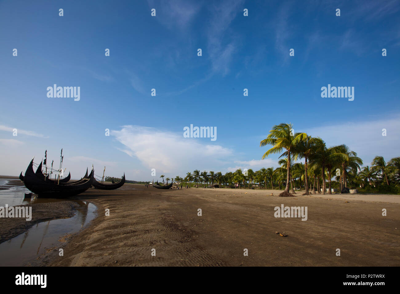 Inani Sea Beach. It is a part of the Cox’s Bazar Sea Beach, the longest ...