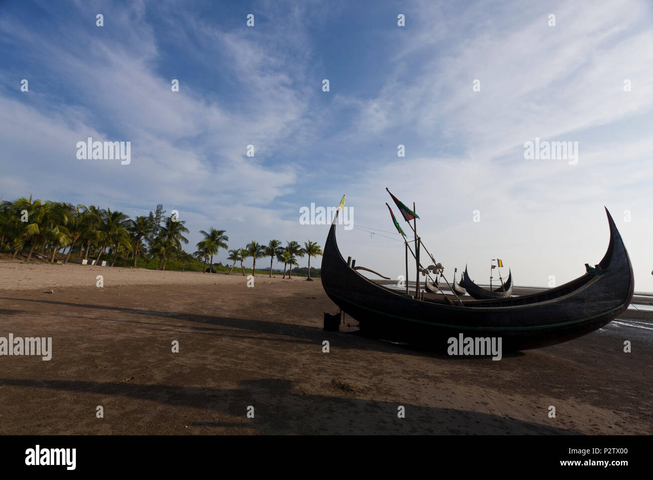Inani Sea Beach. It is a part of the Cox’s Bazar Sea Beach, the longest ...