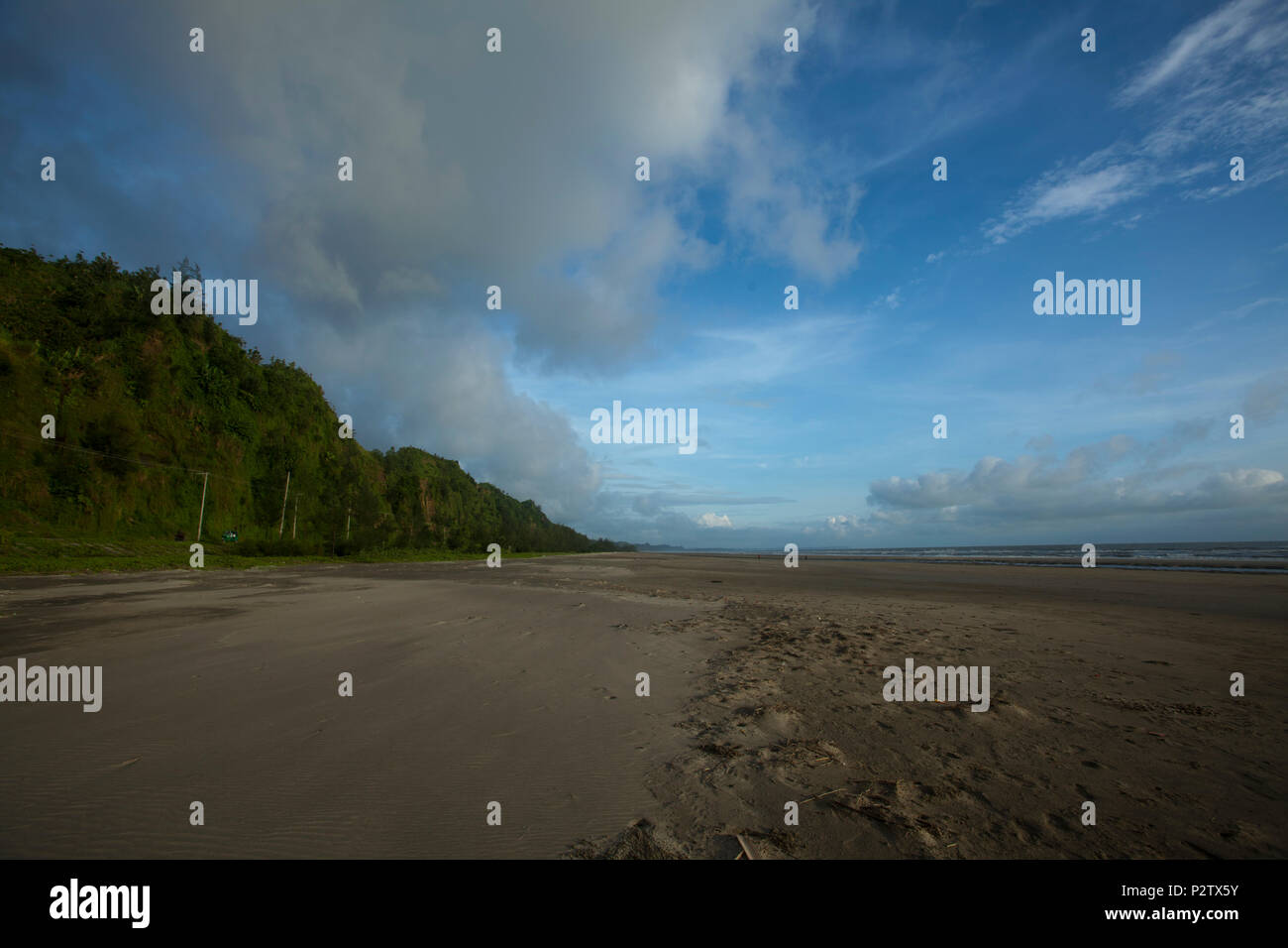 Himchari Sea Beach. It is a part of the Cox's Bazar Sea Beach, the ...