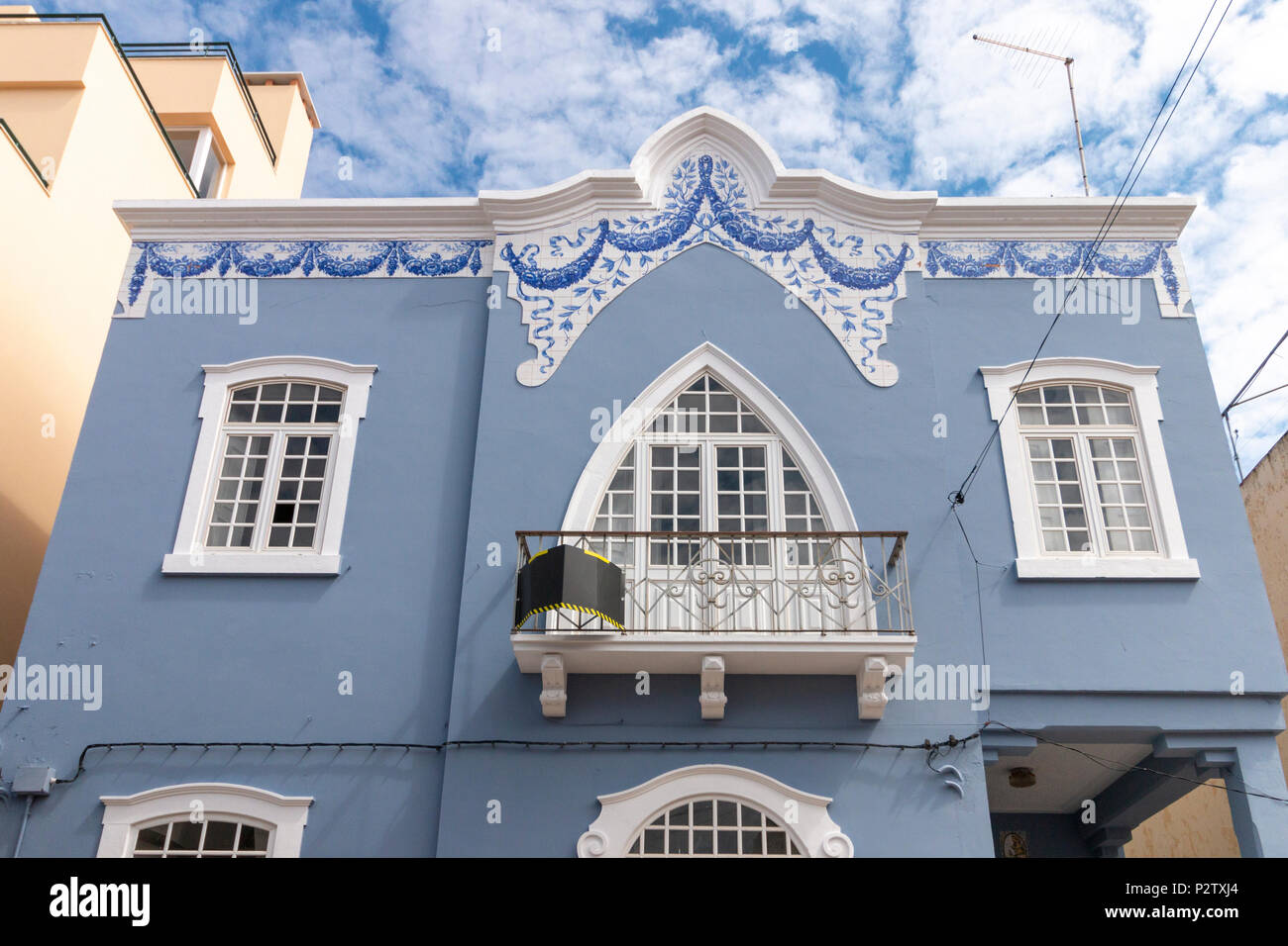View of the typical buildings of the portuguese cities Stock Photo - Alamy