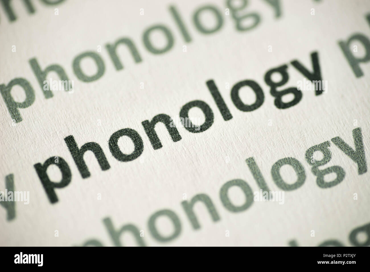Phonology hi-res stock photography and images - Alamy