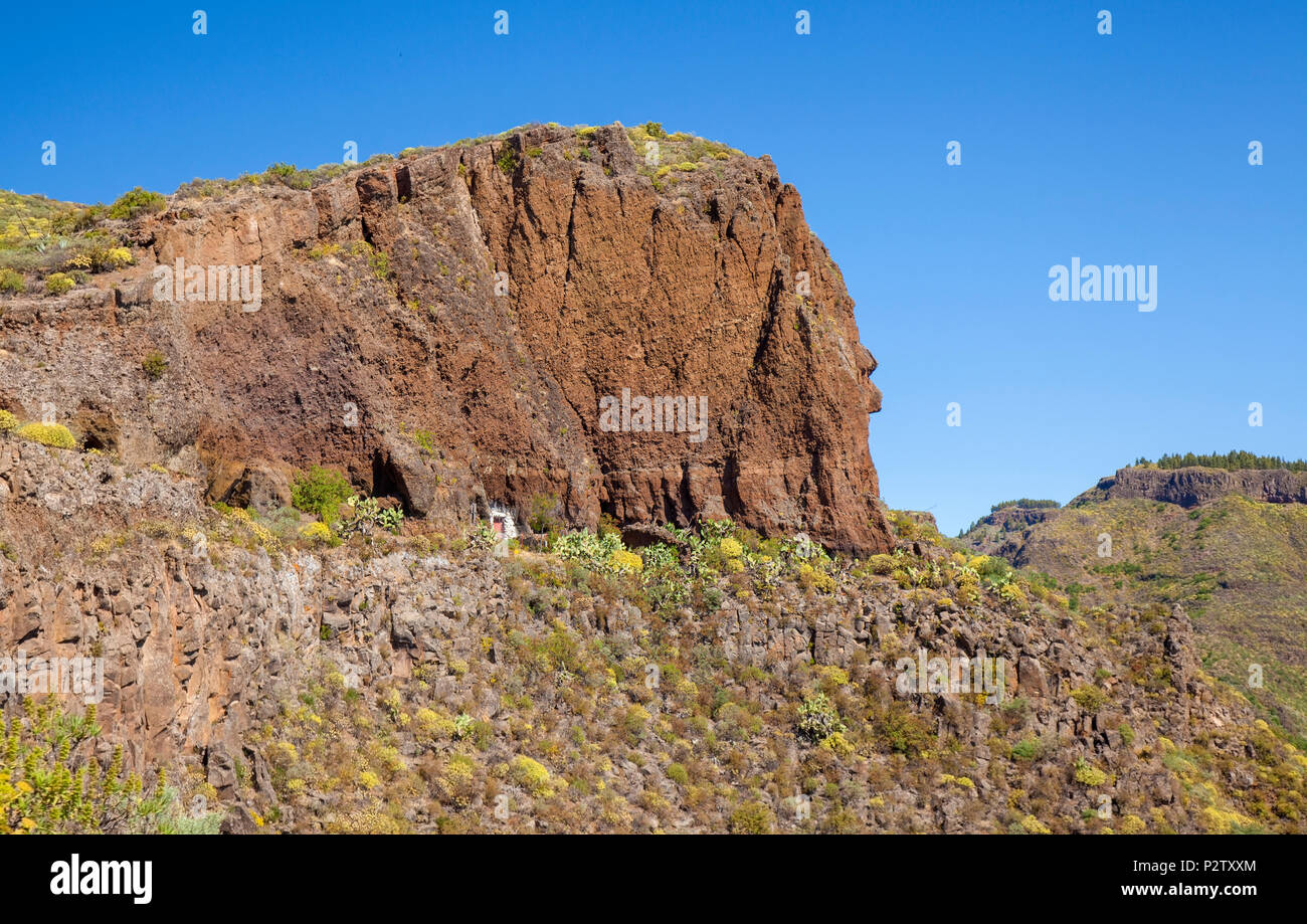 Natural caves in the slope hi-res stock photography and images - Alamy