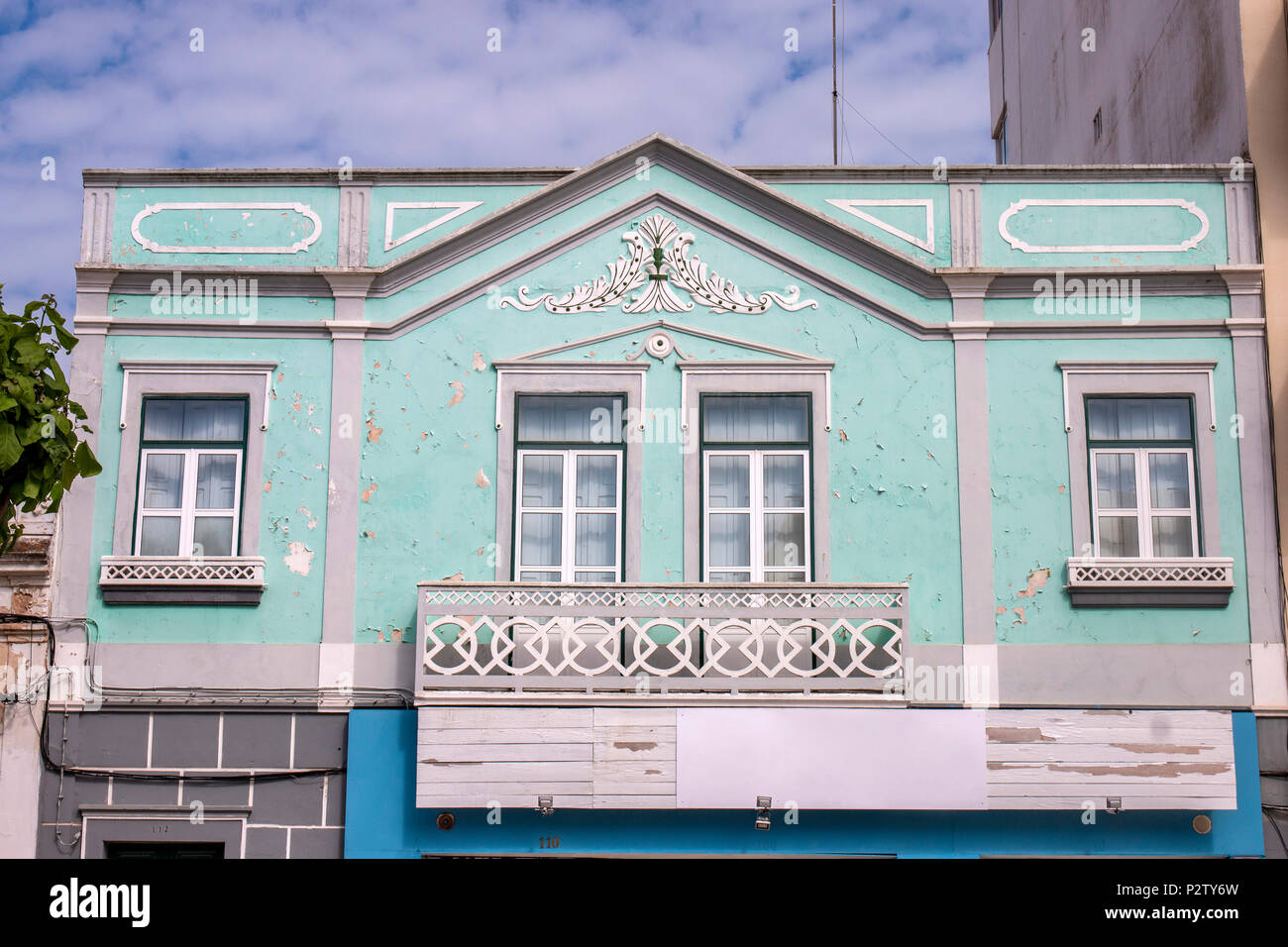 View of the typical buildings of the portuguese cities Stock Photo - Alamy