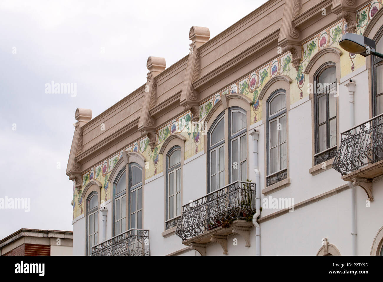 View of the typical buildings of the portuguese cities Stock Photo - Alamy