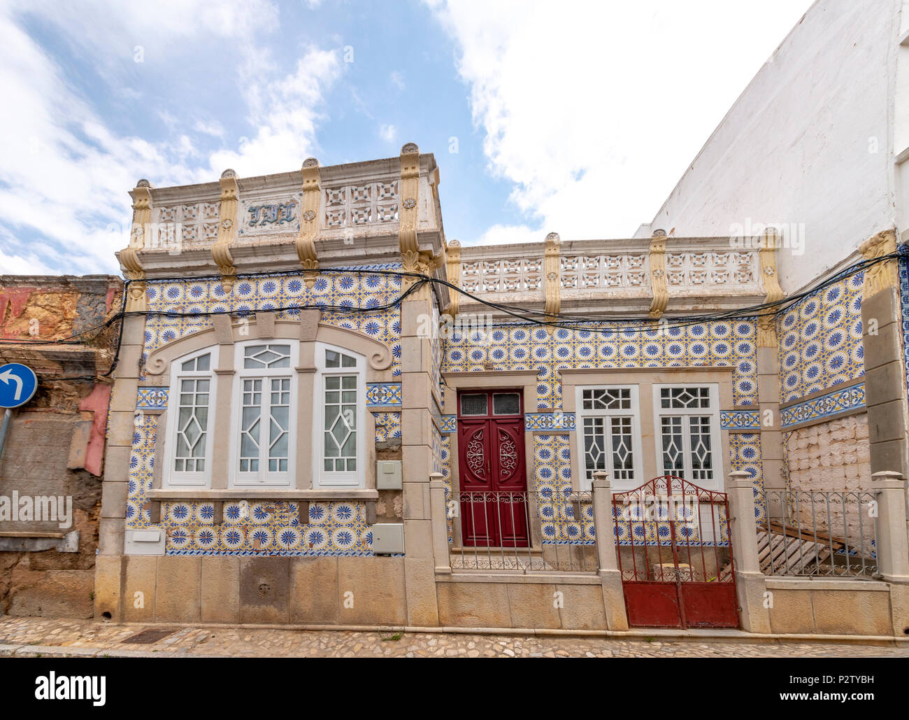 View of the typical buildings of the portuguese cities Stock Photo - Alamy