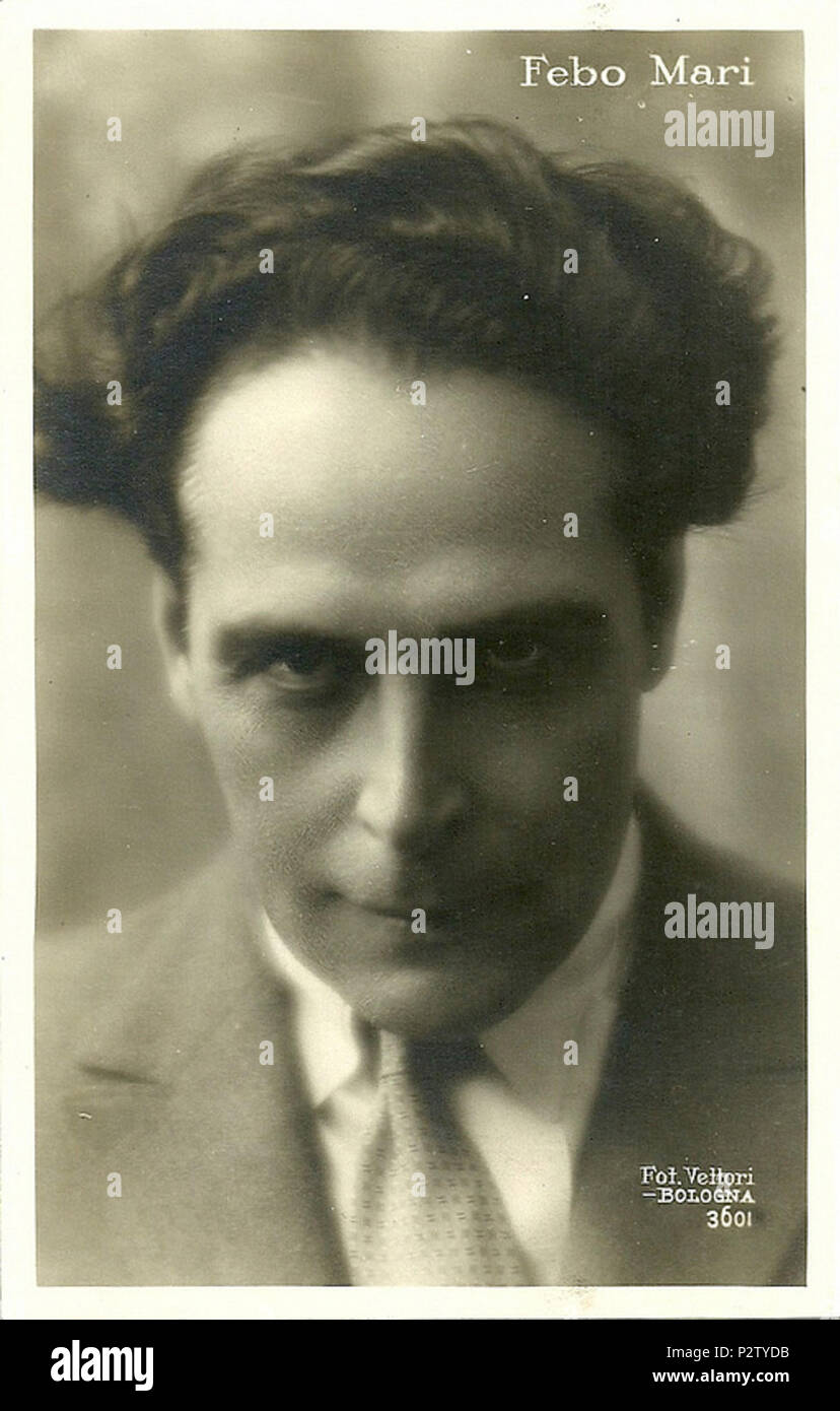 . Photograph of Febo Mari . before 1940. Vettori 27 Febo Mari Stock ...