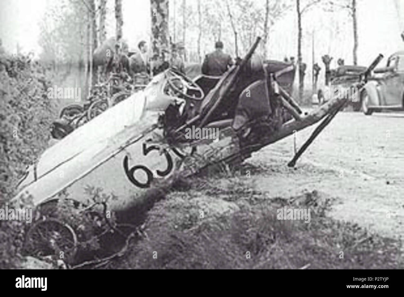 . English: Ferrari 166 s/n 0024MB at the 1950 Mille Miglia where it ...