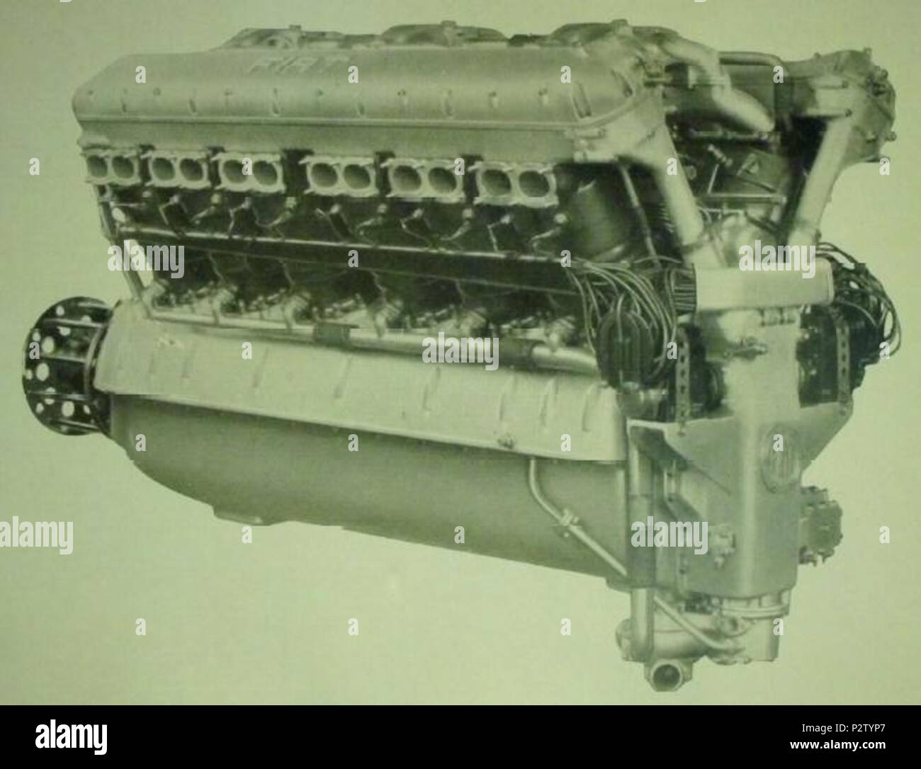 Fiat a 25 aircraft engine hi-res stock photography and images - Alamy
