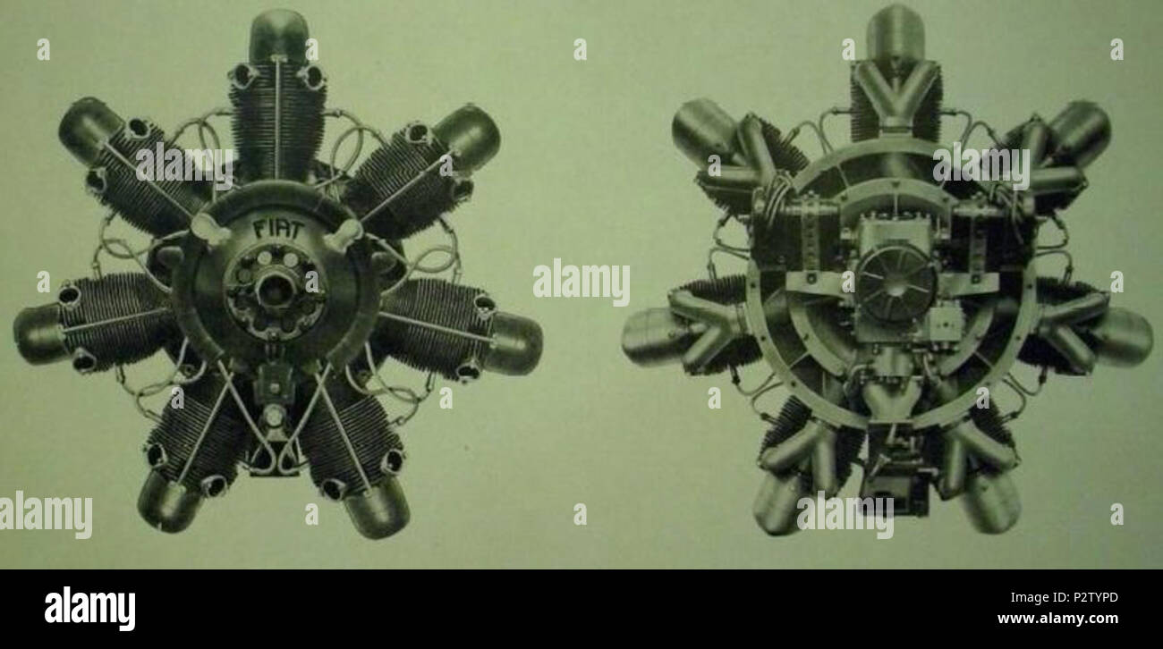 . English: FIAT A.55 aircraft engine . 16 November 2012, 20:00:58 ...