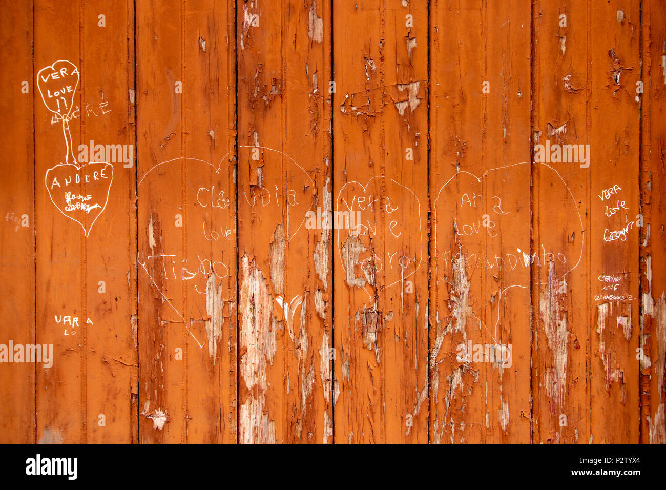 Close up view of an old worn wood texture Stock Photo - Alamy