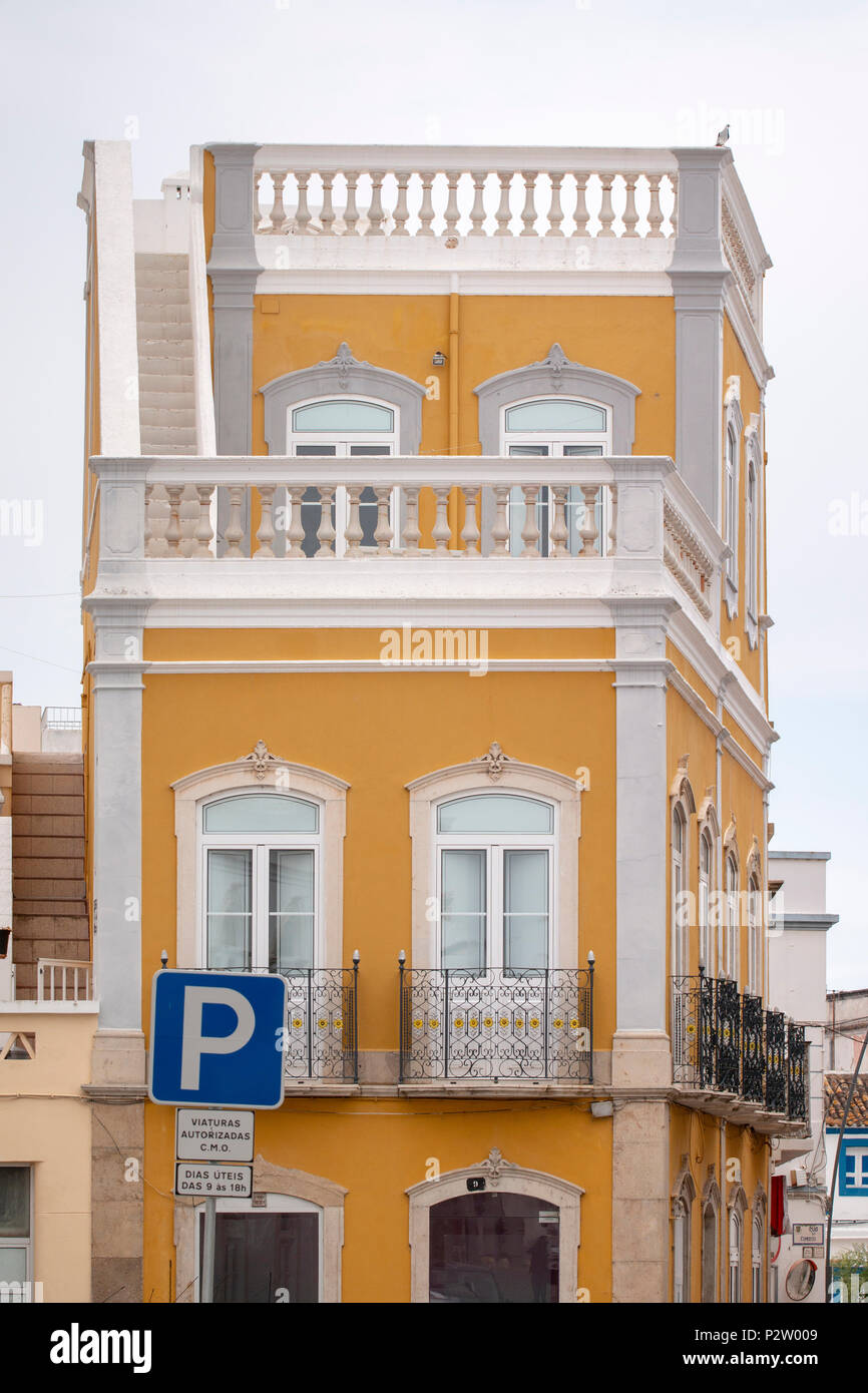 View of the typical buildings of the portuguese cities Stock Photo - Alamy