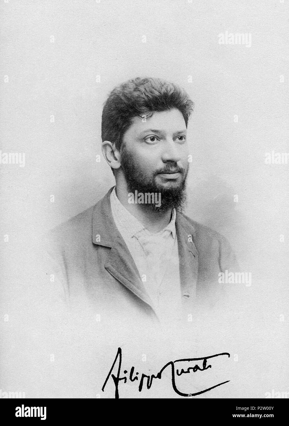 . Filippo Turati . 1890. Unknown 29 Filippo Turati 1890 Stock Photo - Alamy