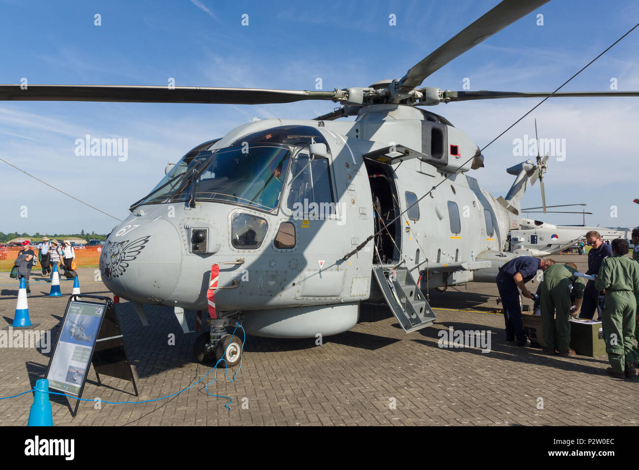Augusta Westland AW101 Merlin HM2 a helicopter used for anti-submarine ...