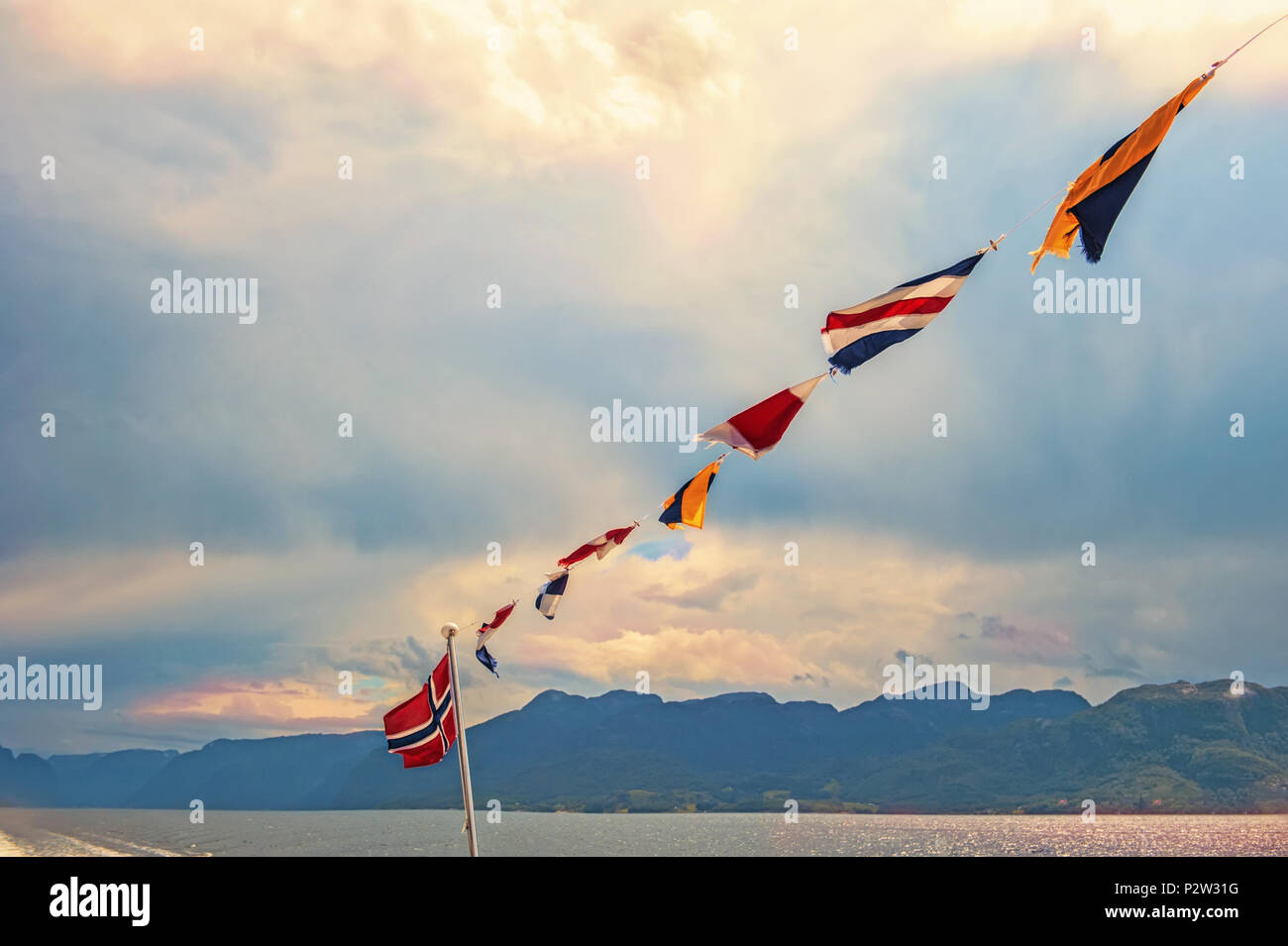 Signal flags rigging sailing vessel flag hi-res stock photography and ...