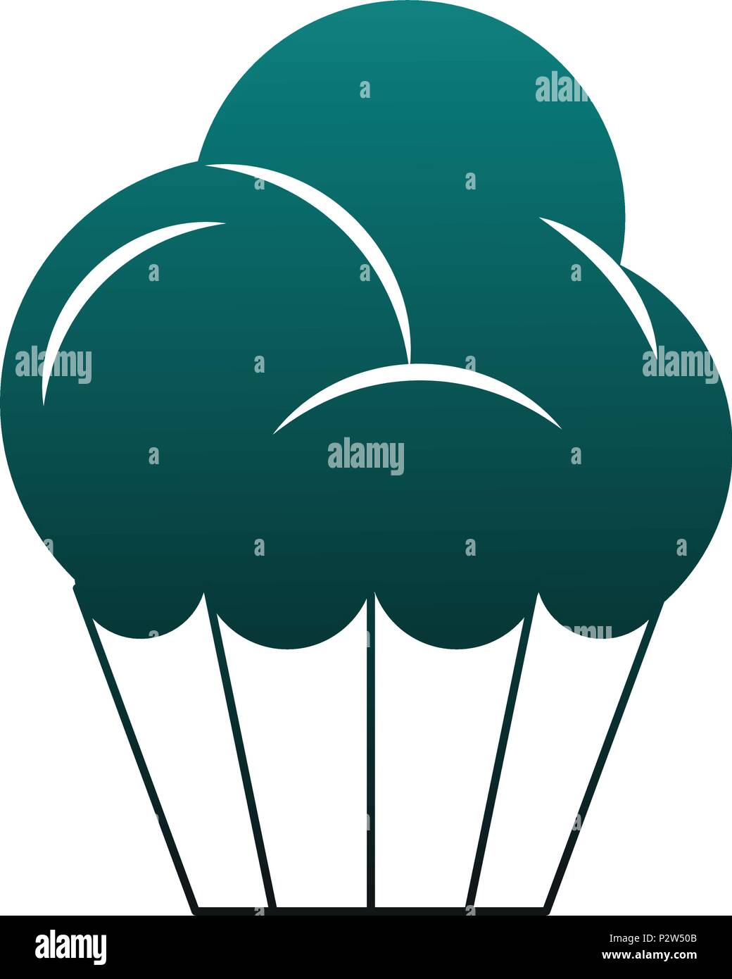 Blue desserts Stock Vector Images - Alamy