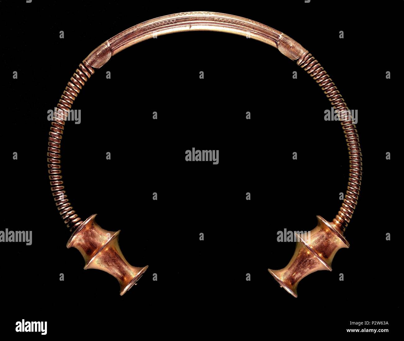 Golden Torque in the Celtic style. Madrid, Valencia de Don Juan ...