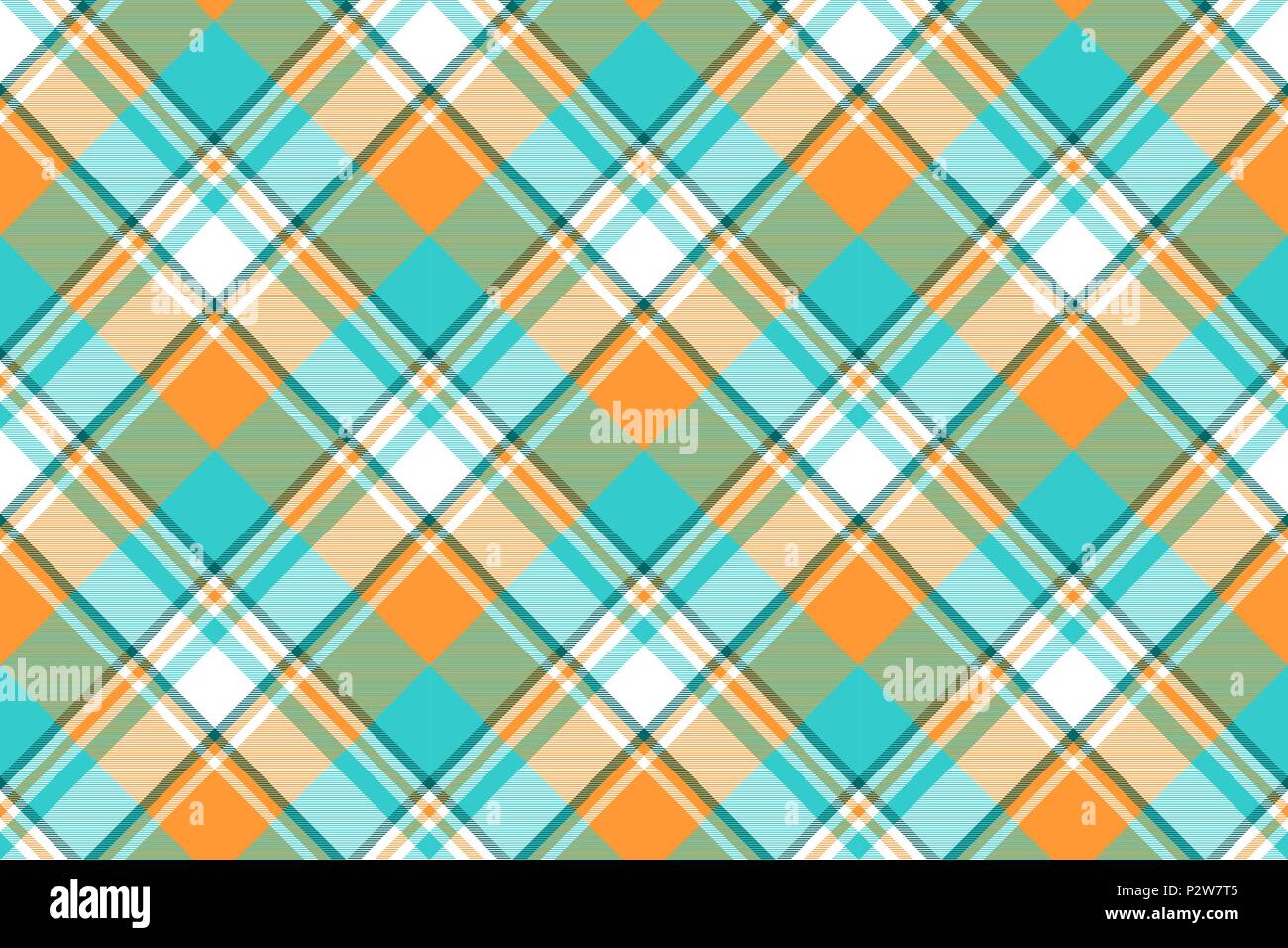 Madras check plaid light seamless pattern. Vector illustration Stock ...