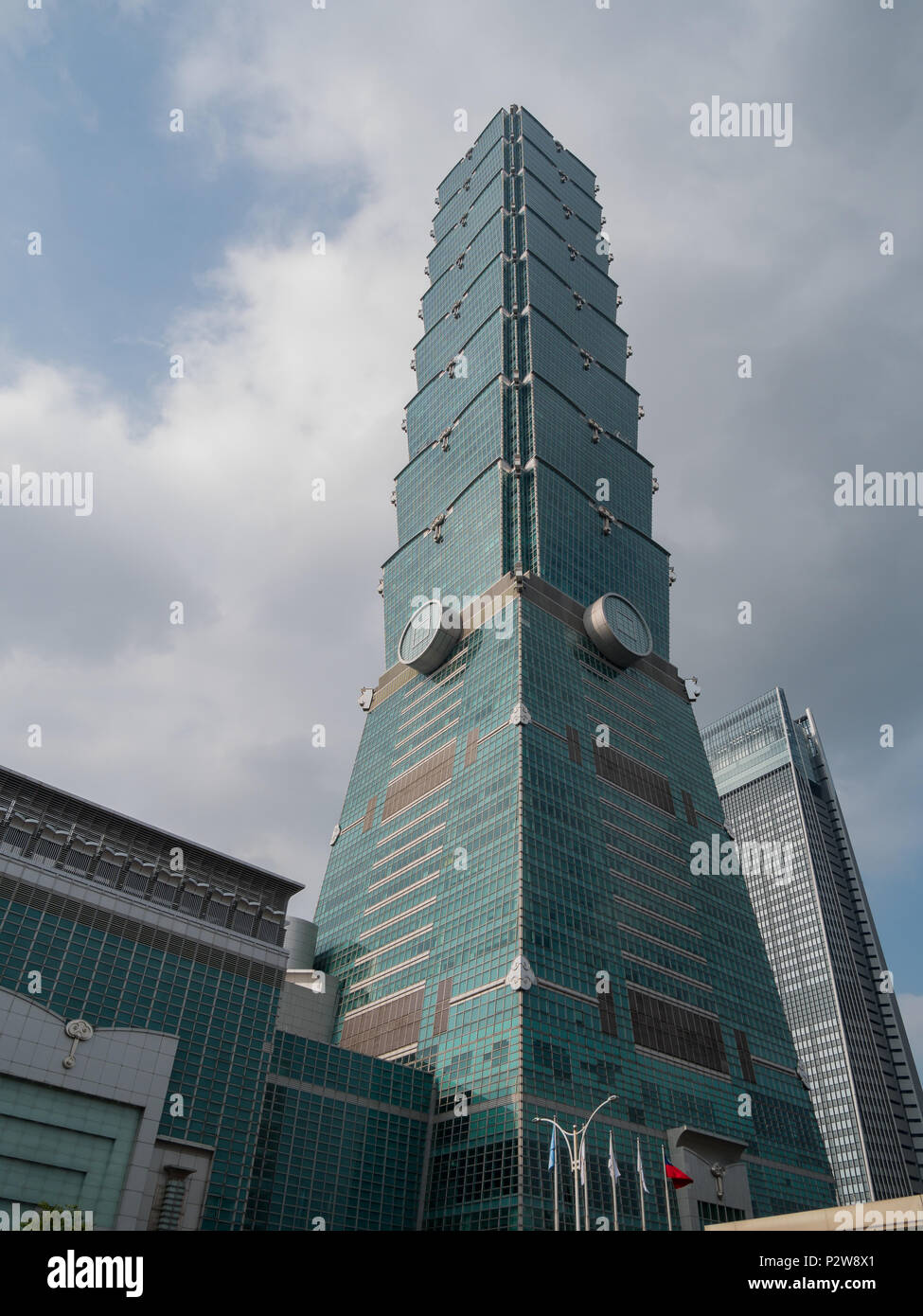 Taipei, MAY 22: Exterior view of the famous Taipei 101 on MAY 22, 2018 ...
