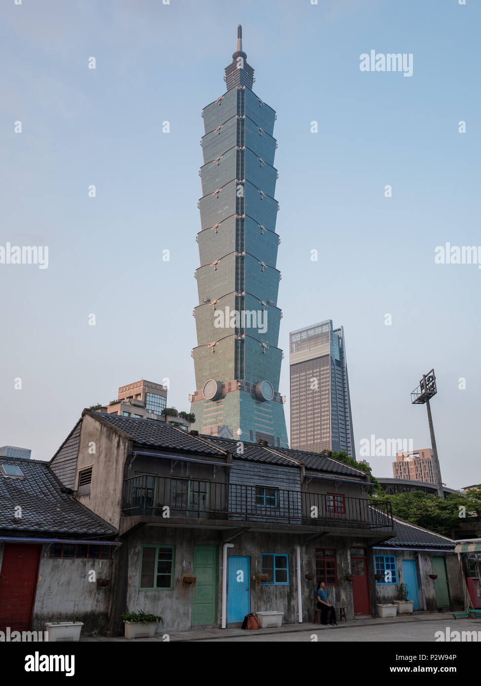 Taipei, MAY 22: Exterior view of the famous Taipei 101 on MAY 22, 2018 ...