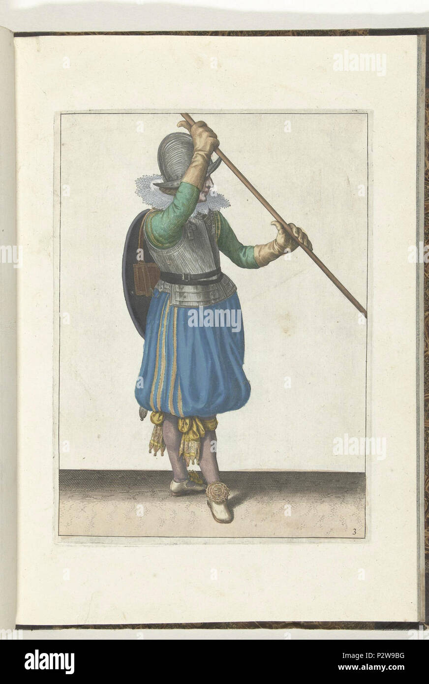 003 (pikeman, color) Book illustrations of Nassausche wapen-handelinge ...