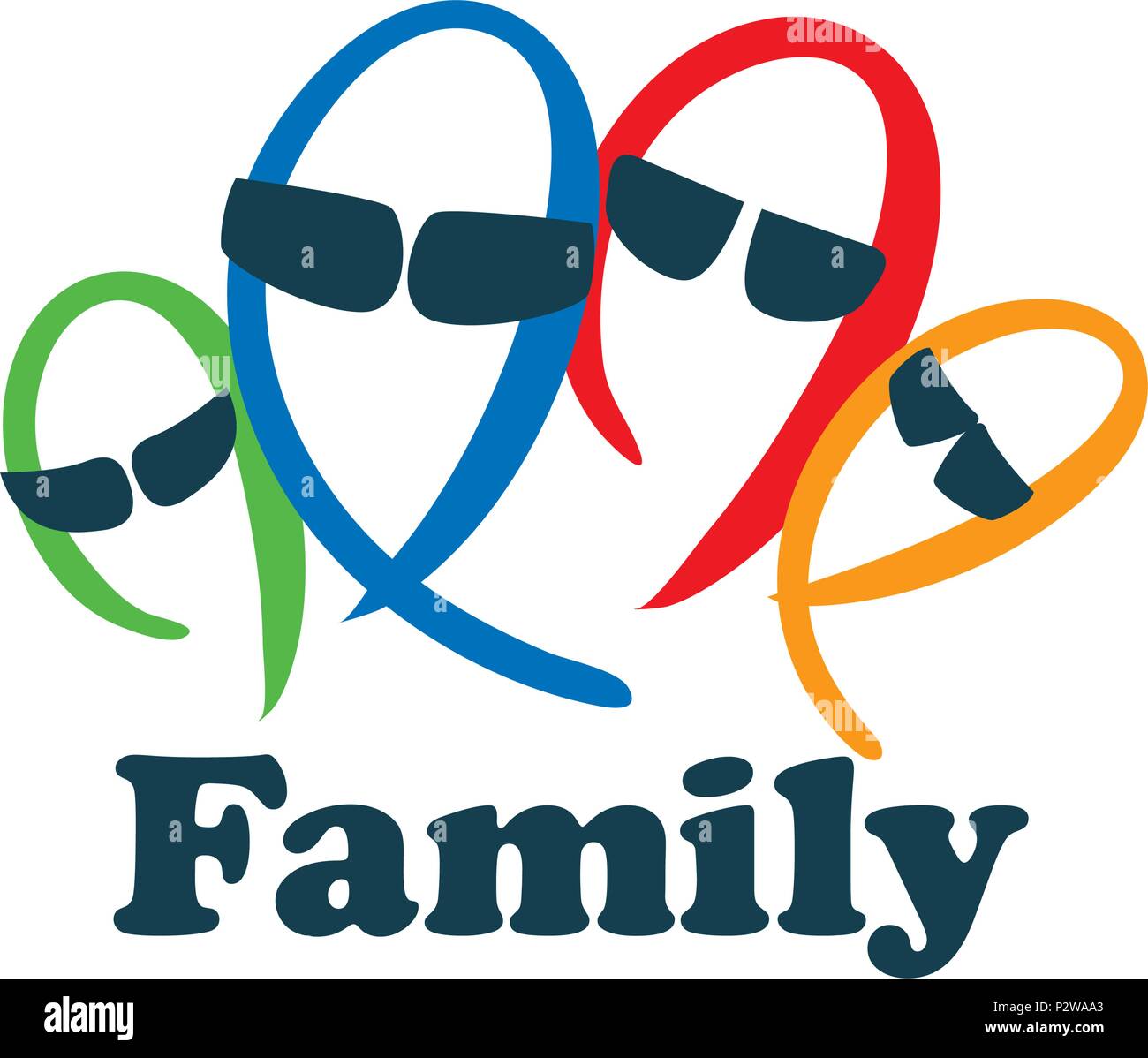 vector family logo Stock Vector Image & Art - Alamy