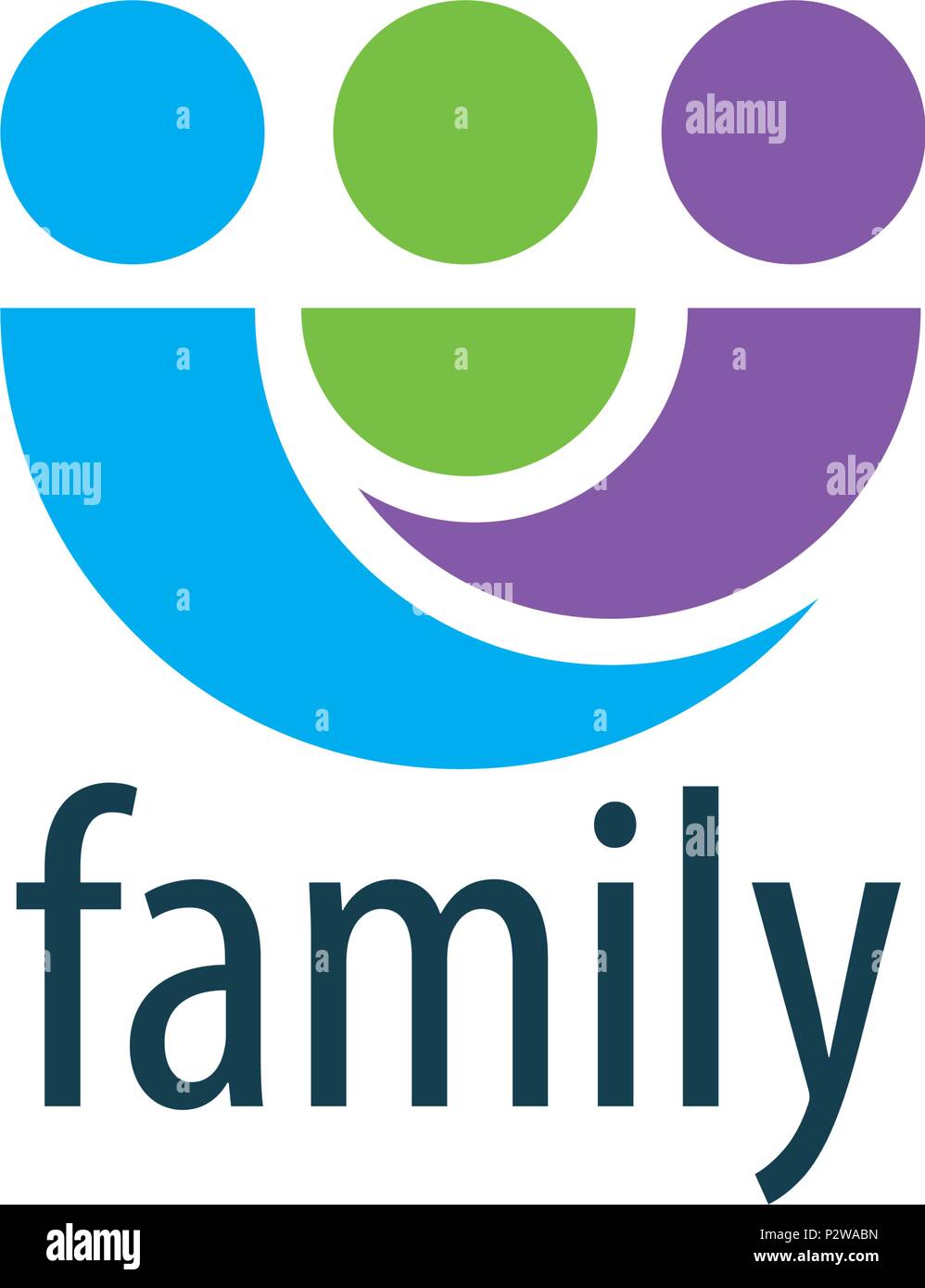 vector family logo Stock Vector Image & Art - Alamy