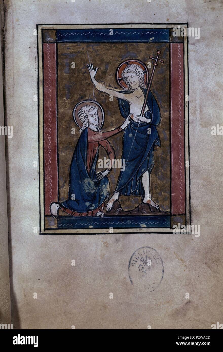 LIBRO DE HORAS-APARICION DE CRISTO A SANTO TOMAS. Location: BIBLIOTECA ...