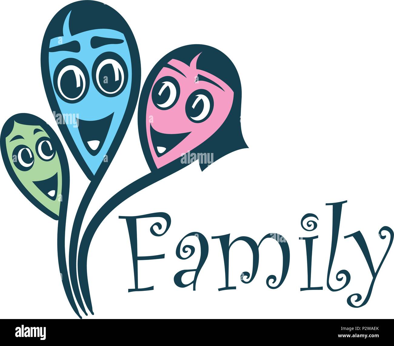 vector family logo Stock Vector Image & Art - Alamy