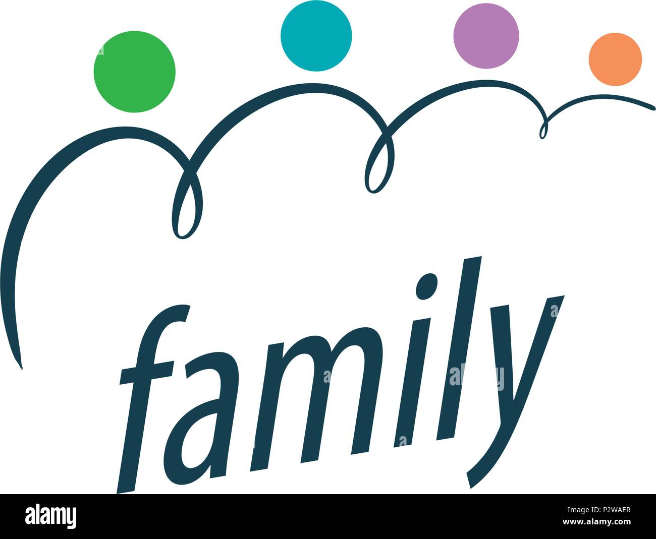 vector family logo Stock Vector Image & Art - Alamy