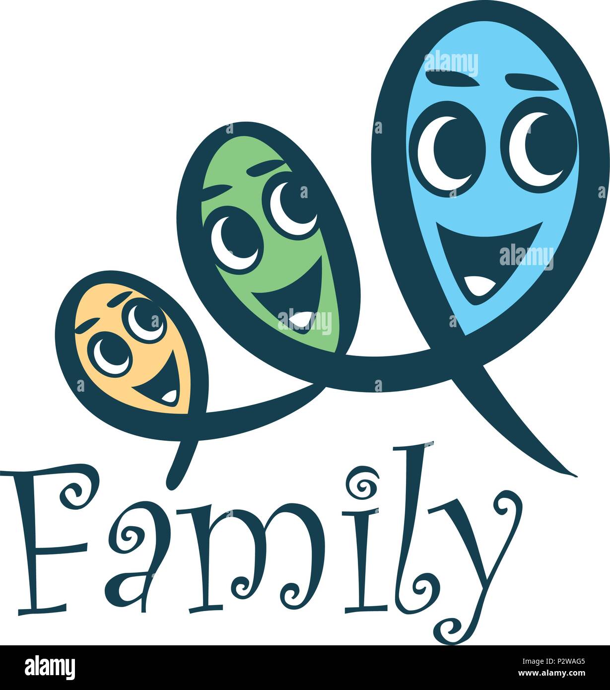 vector family logo Stock Vector Image & Art - Alamy
