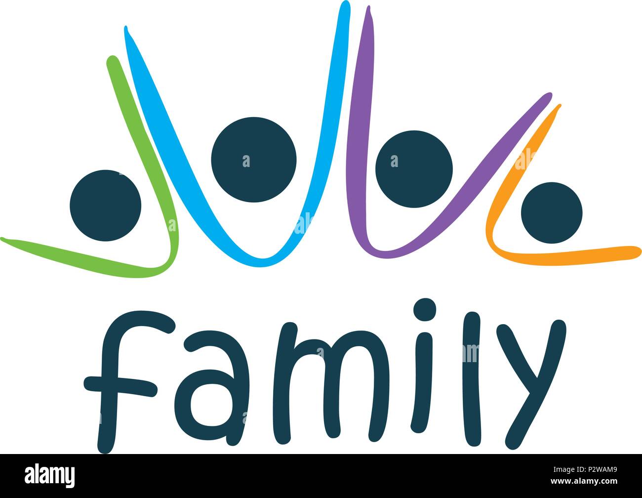 vector family logo Stock Vector Image & Art - Alamy