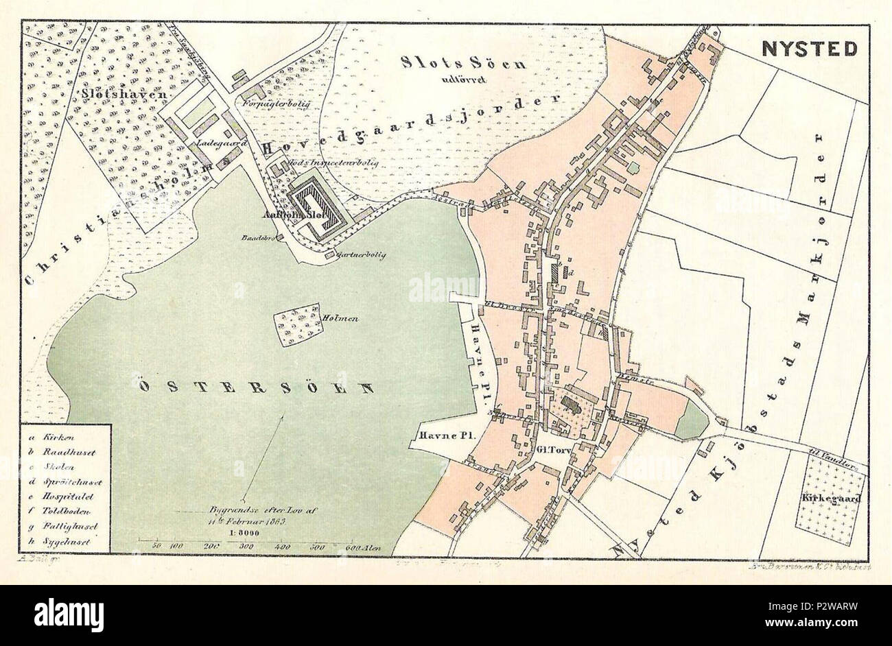 04 Nysted 1873 Stock Photo - Alamy