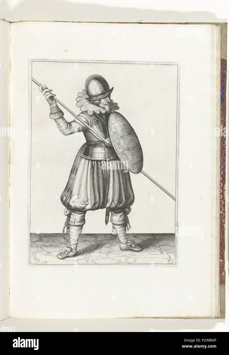 007 (pikeman) Book illustrations of Nassausche wapen-handelinge, van ...