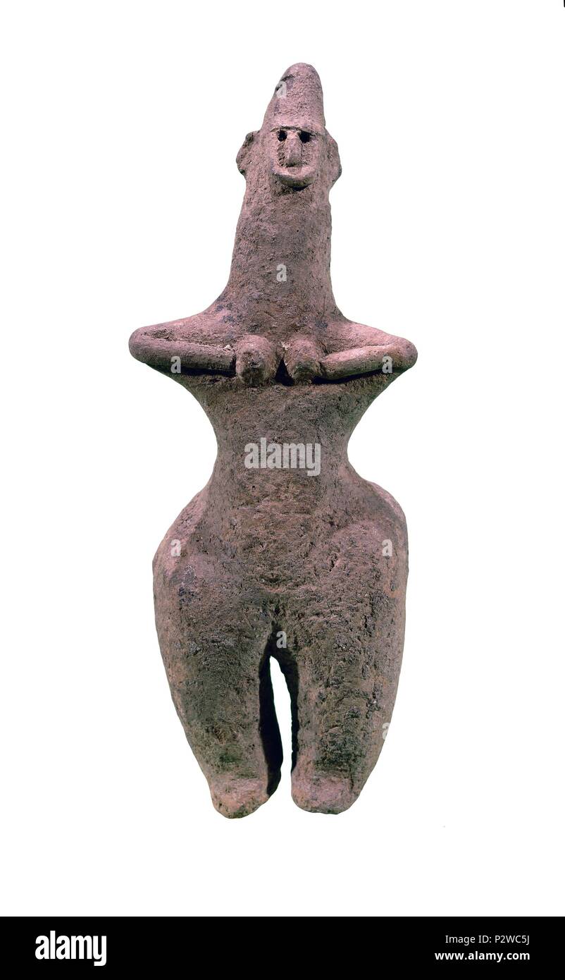 CERAMICA IRANI-FIGURILLA DE BARRO ROJIZO S VIII. Location: MUSEO ...