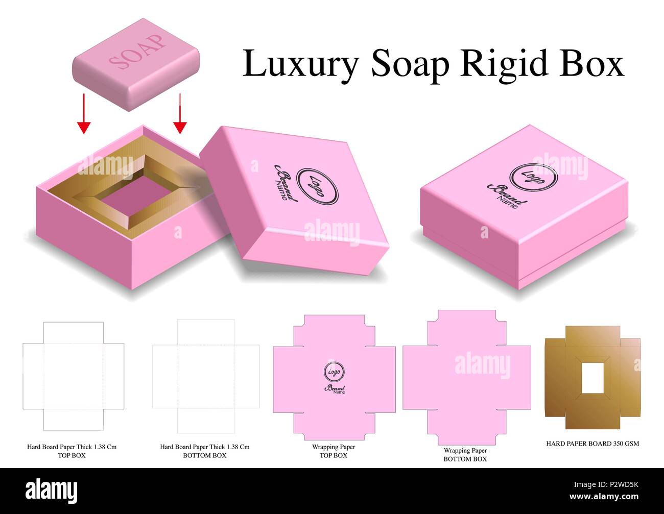 Box of butter Stock Vector Images - Alamy