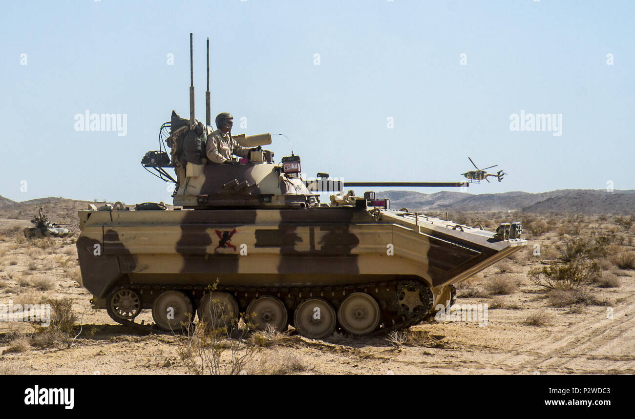 FORT IRWIN, CALIF. – BMP-1s from 1st Squadron, 11th Armored Cavalry ...