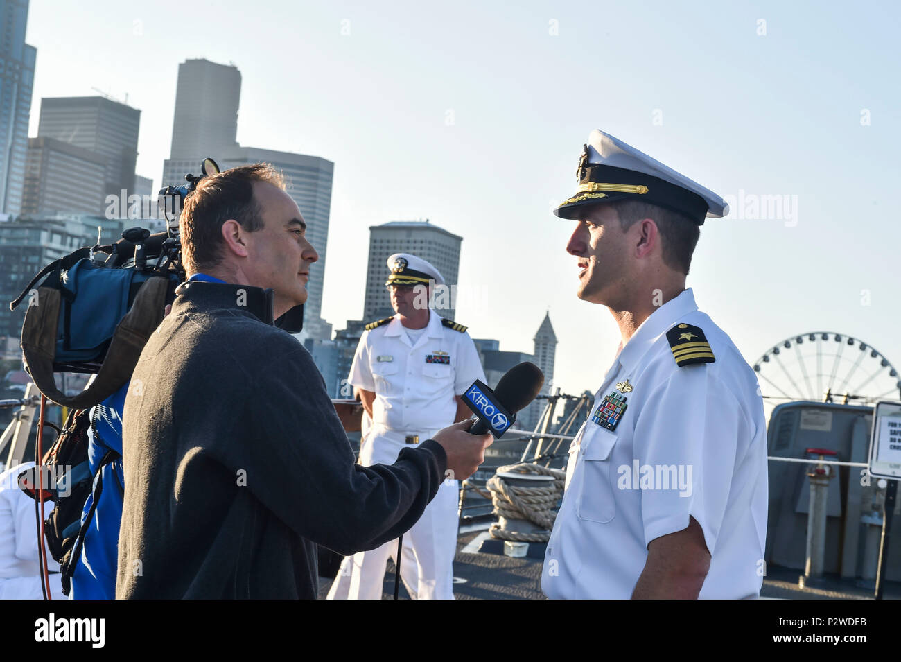 160804-N-OO032-106 SEATTLE, Wash. (Aug. 4, 2016) – Jeff Dubois, a ...