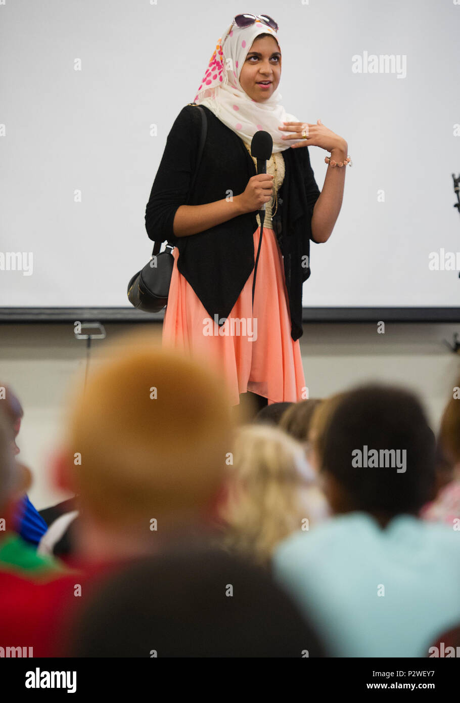 Fatima Boumahchad, 16, talks about the importance of bystander ...