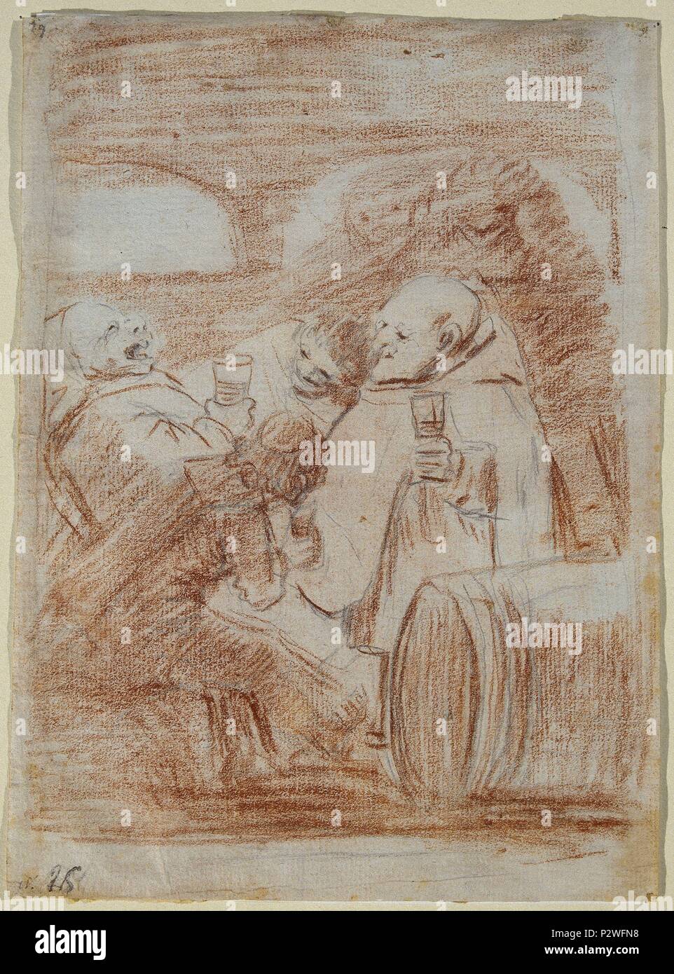 Whim 79 - No one saw us. Capricho 79 - Nadie nos ha visto. Drawing ...