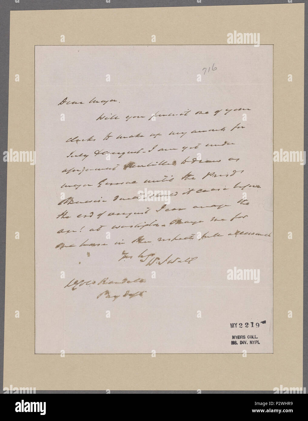 S w randall hi-res stock photography and images - Alamy