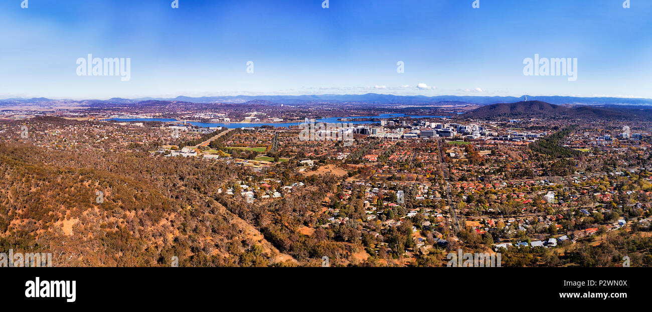 Canberra aerial hi-res stock photography and images - Alamy