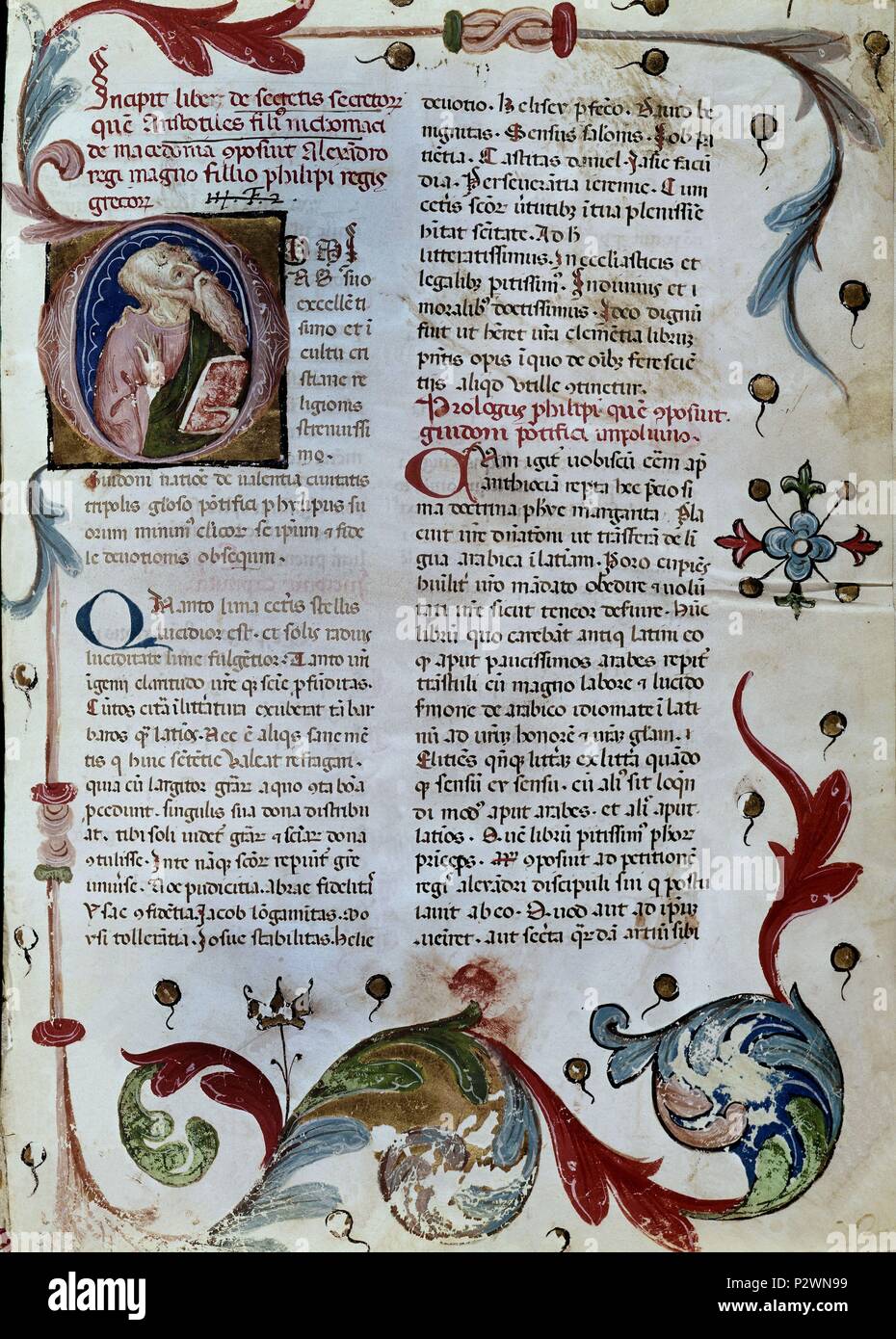 Aristotle manuscript hi-res stock photography and images - Alamy