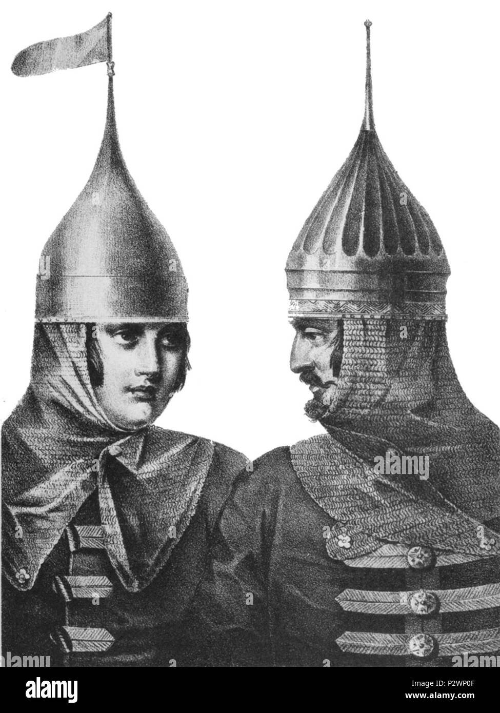 01 049 Book illustrations of Historical description of the clothes and ...