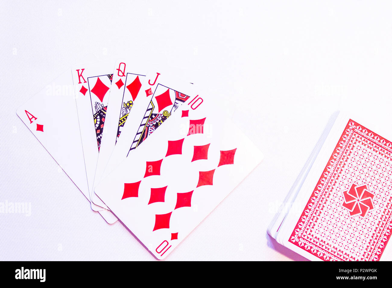 Queen diamonds card hi-res stock photography and images - Alamy