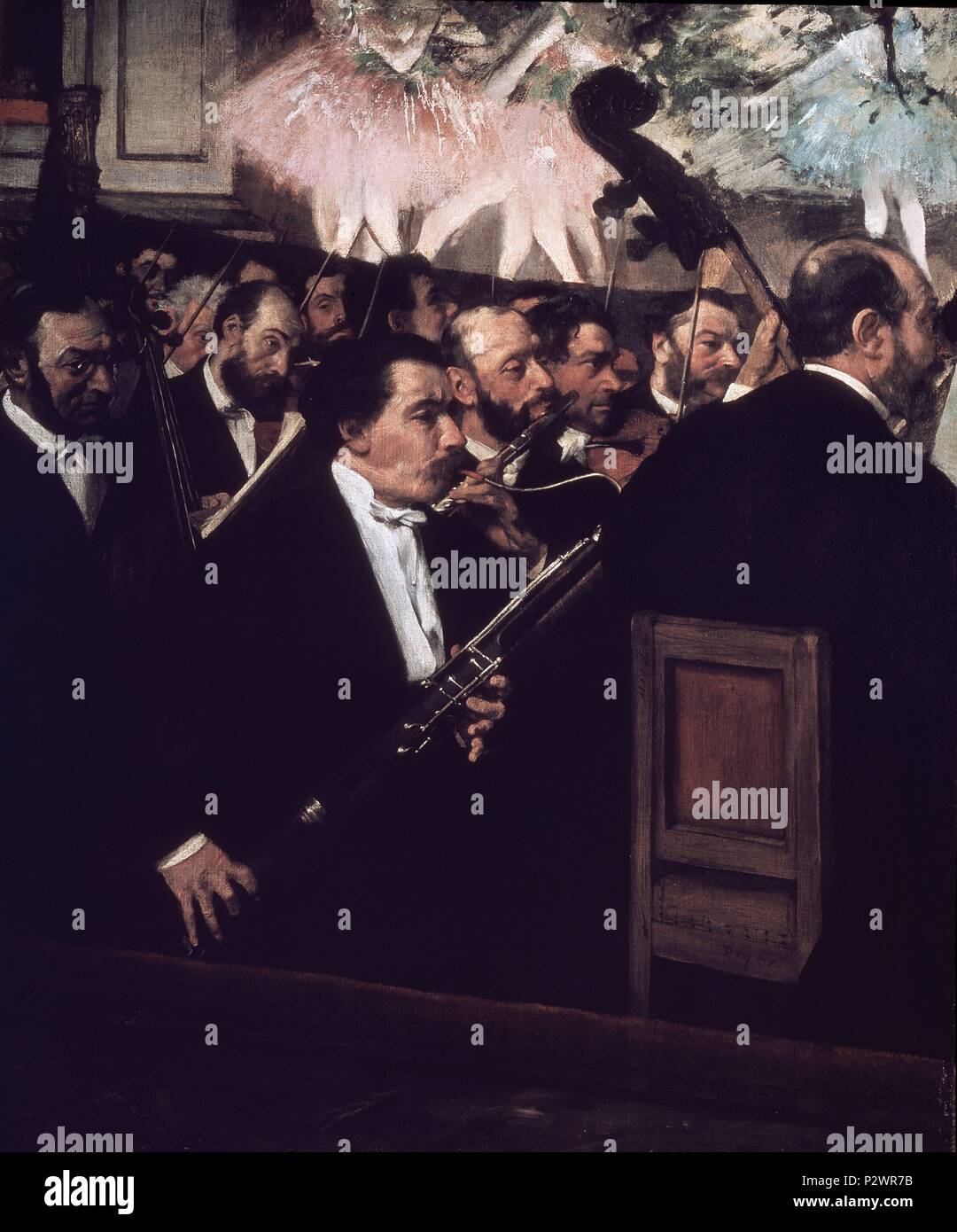 The orchestra of the opera edgar degas hi-res stock photography and ...